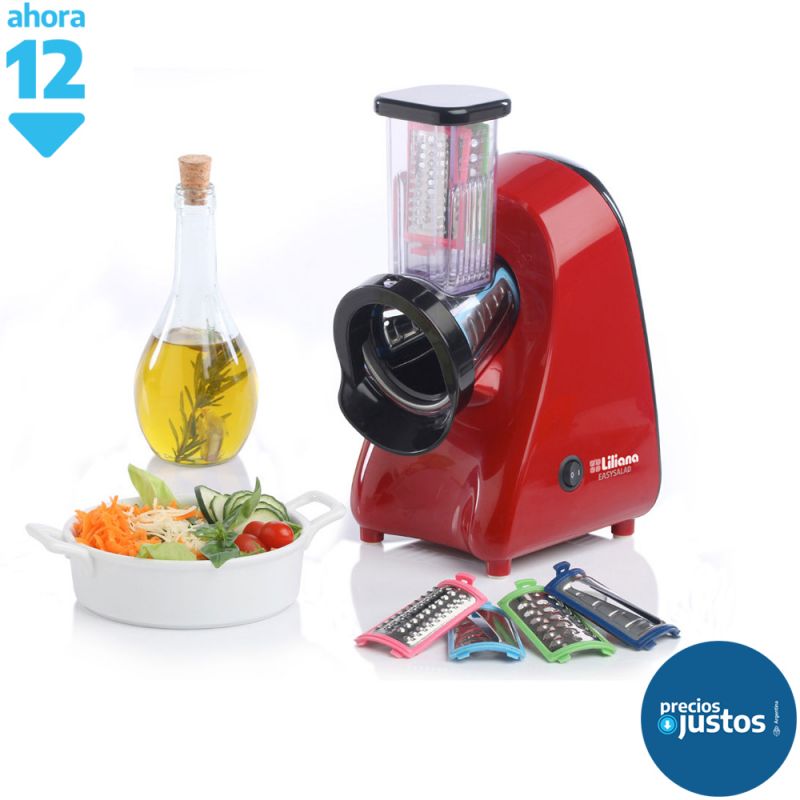 Multi Rallador Rebanador Liliana Easysalad ASM100 Rojo