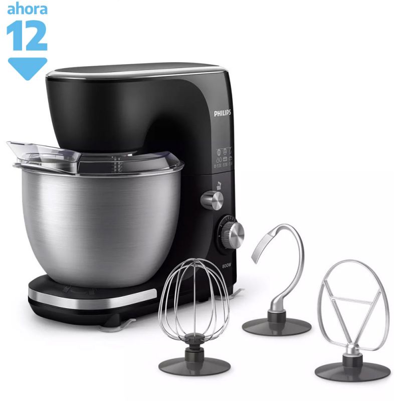 Philips Batidora Planetaria HR7922/90 800W Negro
