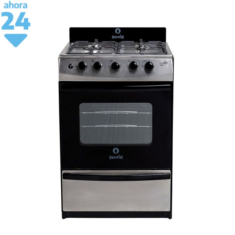 Cocina a Gas 56cm 4H Escorial Master Style Inox