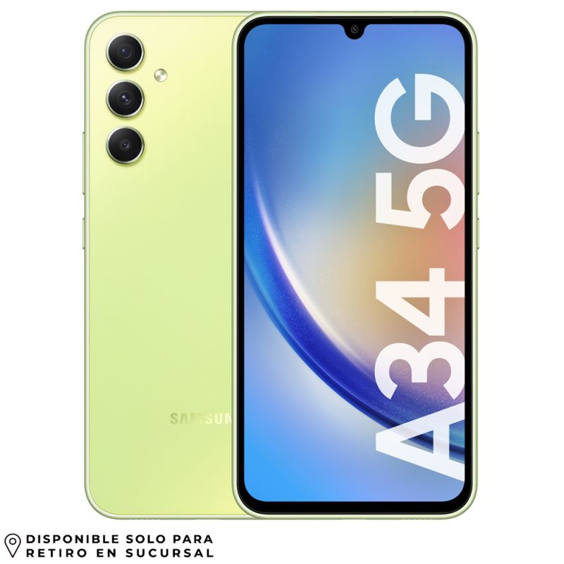 Celular Samsung Galaxy A34 5G 128GB Light Green