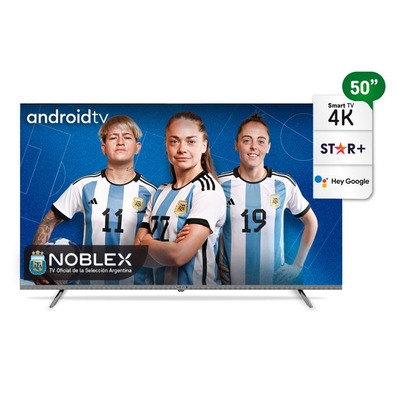 Smart TV 50" Noblex UHD 4K DR50X7550 Android Negro