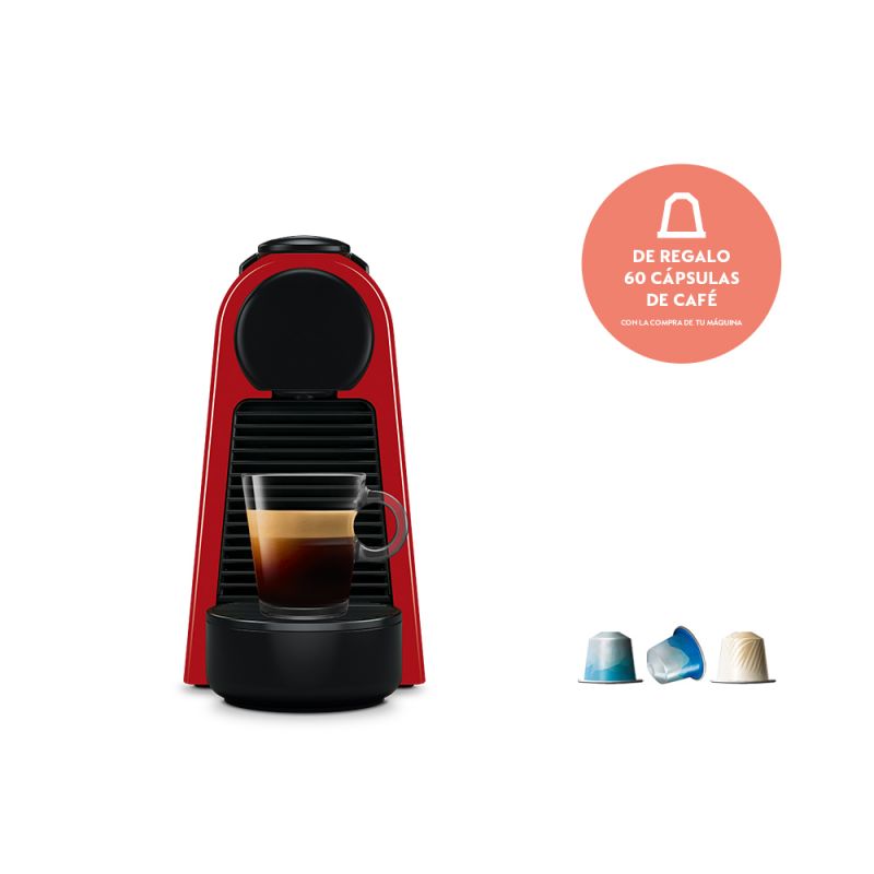 Cafetera Nespresso Essenza D30-AR-RE-NE2 Mini Red