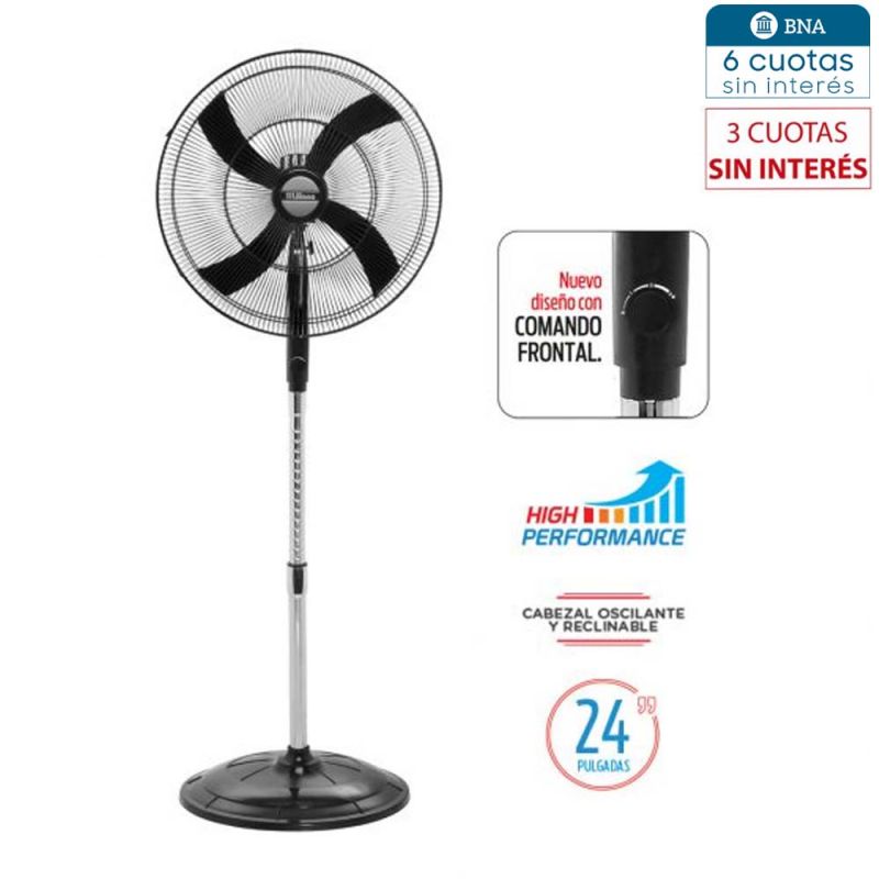 Ventilador de Pie 24" Liliana VPH P2416 Negro