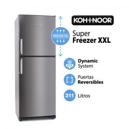 Heladera Cíclica C/Freezer 301 Lts KOH-I-NOOR KFA 3494/6/7-X Inox